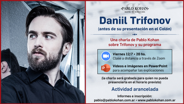 Daniil Trifonov, para admirarte mejor